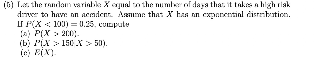 Solved 5) Let the random variable X equal to the number of | Chegg.com