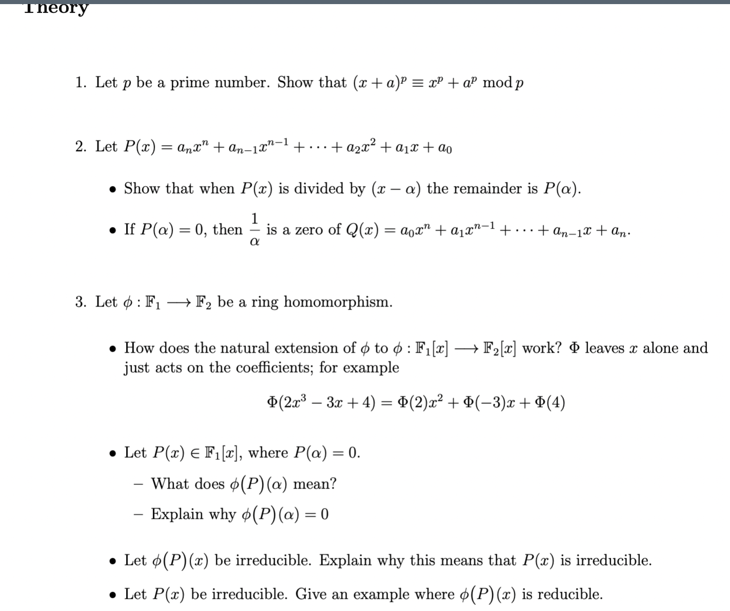 Solved Division Algorithm 1. Given A(x)=5x5+7x4+2x2+11x+2 | Chegg.com