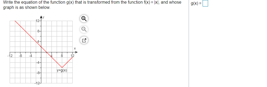 Solved Write the equation of the function g(x) that is | Chegg.com