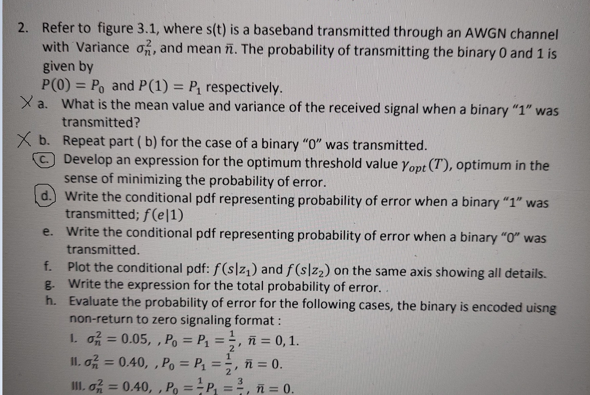 2. Refer to figure 3.1, where s(t) is a baseband | Chegg.com