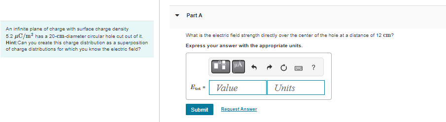 Solved An Infinite Plane Of Charge With Surface Charge