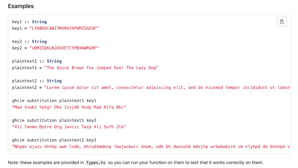 Solved Background Material A substitution cipher is an old | Chegg.com