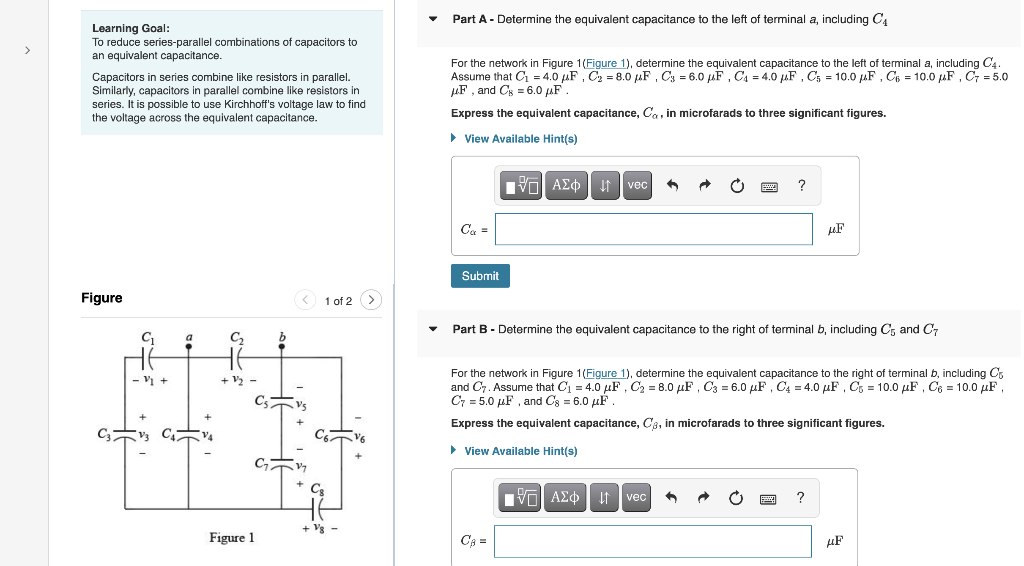 Solved > Learning Goal: To reduce series-parallel | Chegg.com