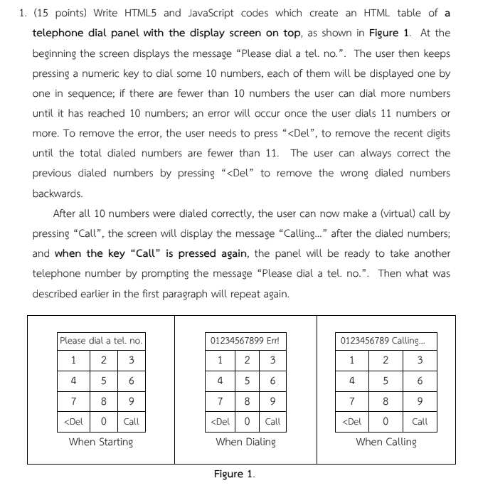 Solved а 1 15 Points Write Html5 And Javascript Codes 