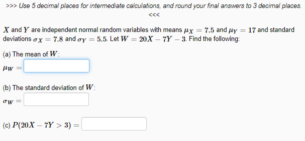Solved >>>> Use 5 decimal places for intermediate | Chegg.com