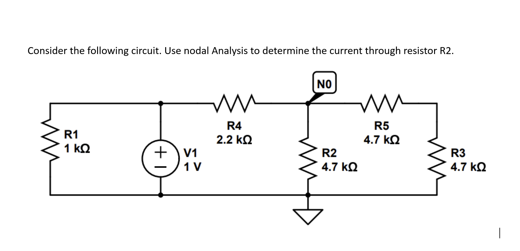 Solved Consider the following circuit. Use nodal Analysis to | Chegg.com