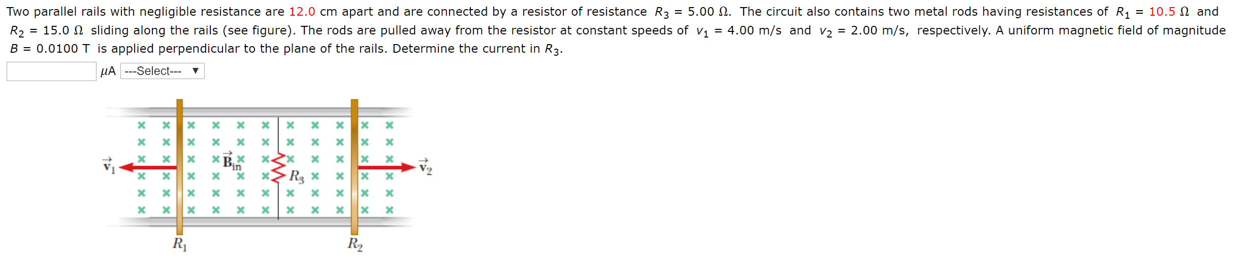 Solved Two parallel rails with negligible resistance are | Chegg.com