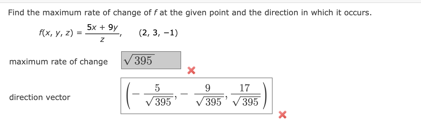Solved Find the maximum rate of change of f at the given | Chegg.com