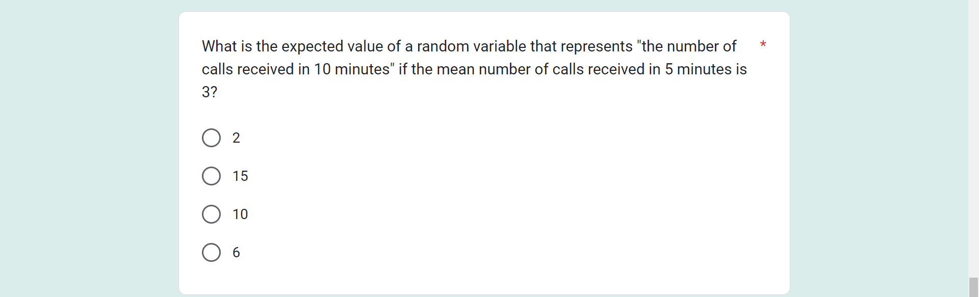 Solved What is the expected value of a random variable that | Chegg.com