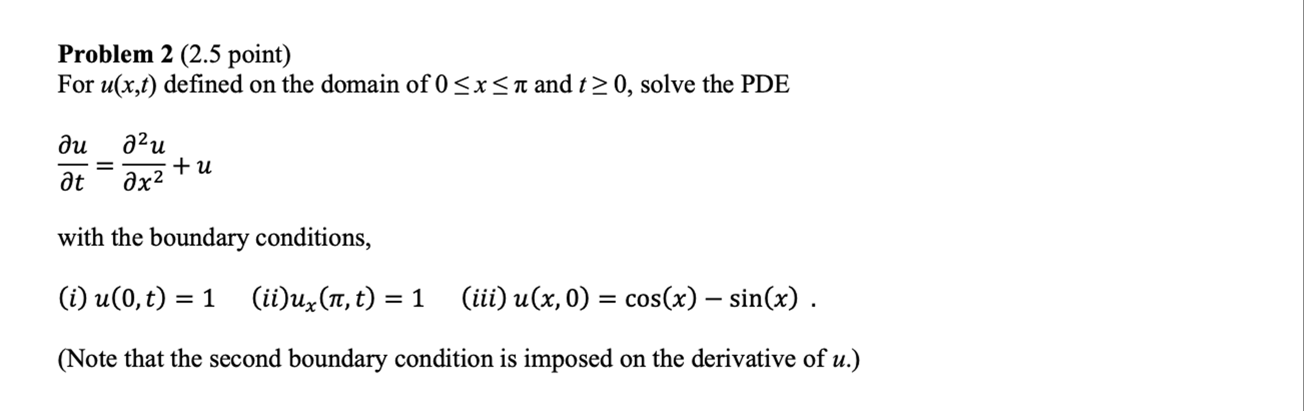 Solved Problem 2 (2.5 ﻿point)For all problems, we ﻿expect an | Chegg.com