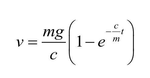 Solved Q4 (a) The falling parachutist satisfies the | Chegg.com