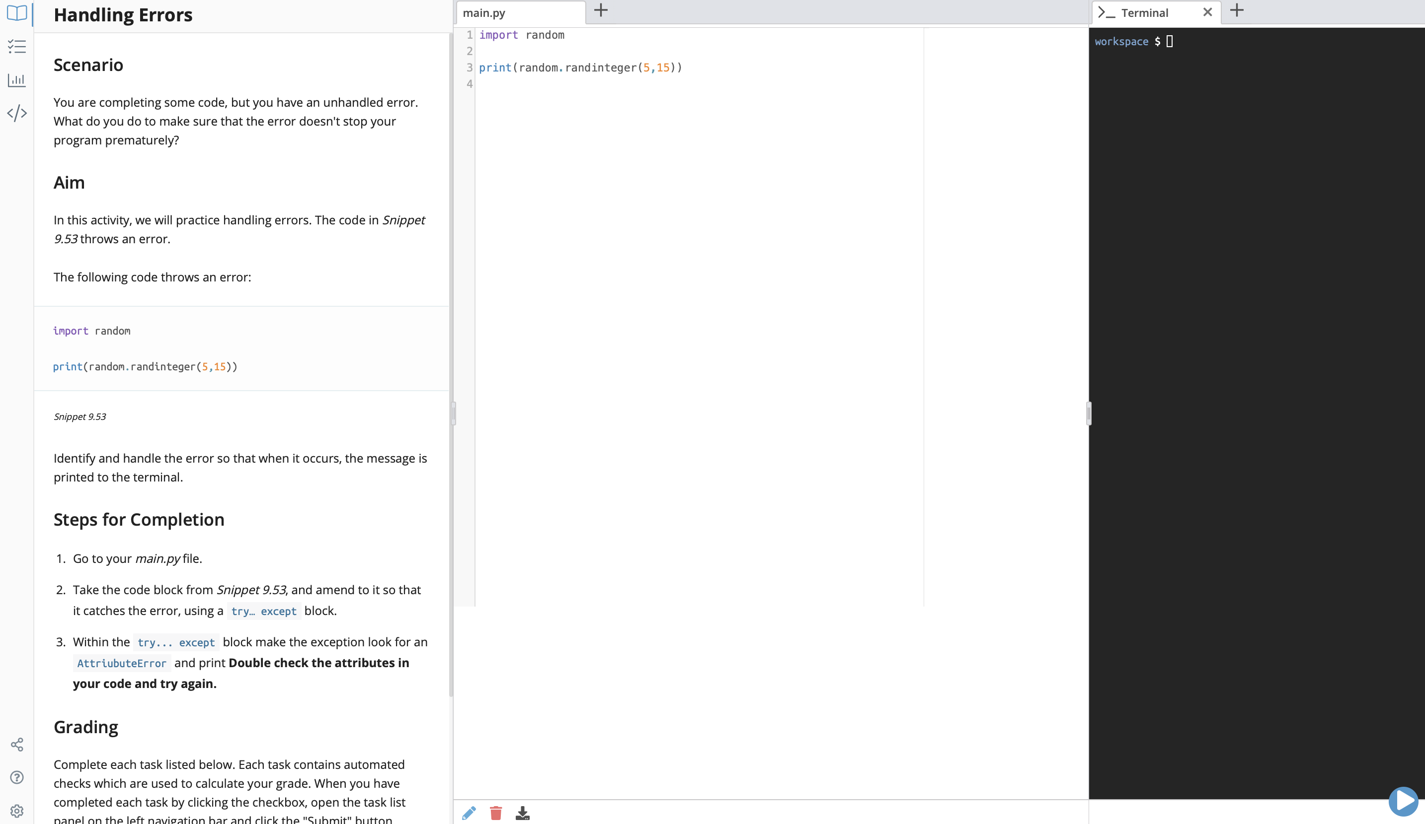 Solved Handling Errors Python Please Keep Code As Basic As