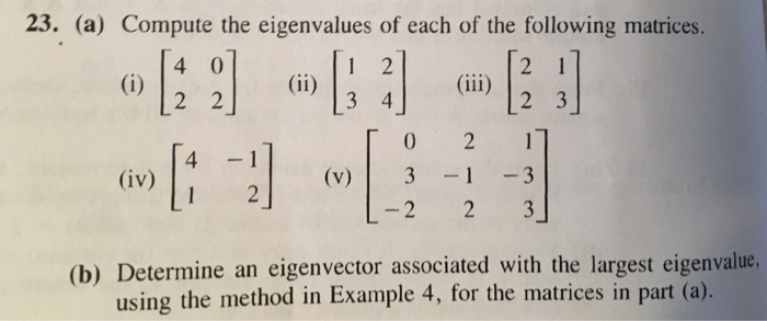Solved Linear algebra. Only do i ii and iii in part a. Also | Chegg.com