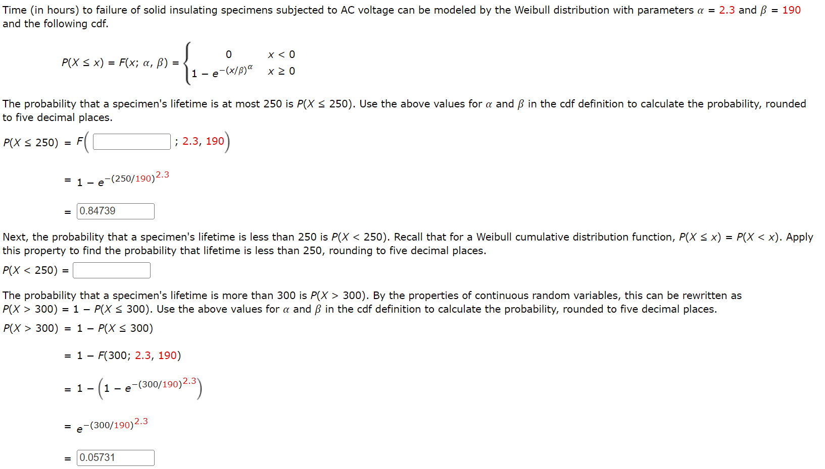 Solved Time (in hours) to failure of solid insulating | Chegg.com