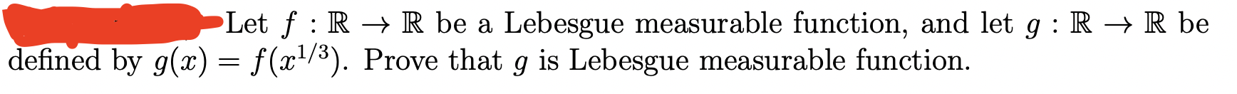 Solved Let F R→r Be A Lebesgue Measurable Function And Let