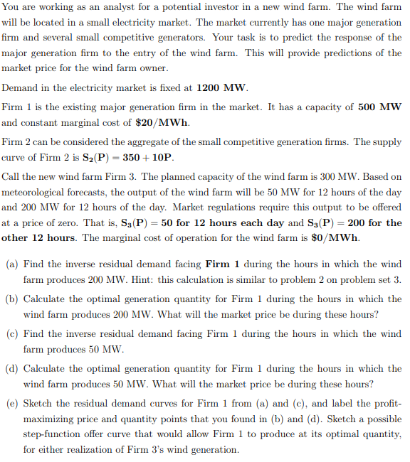 Solved You are working as an analyst for a potential | Chegg.com