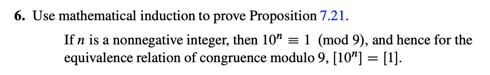 Solved 6. Use mathematical induction to prove Proposition | Chegg.com