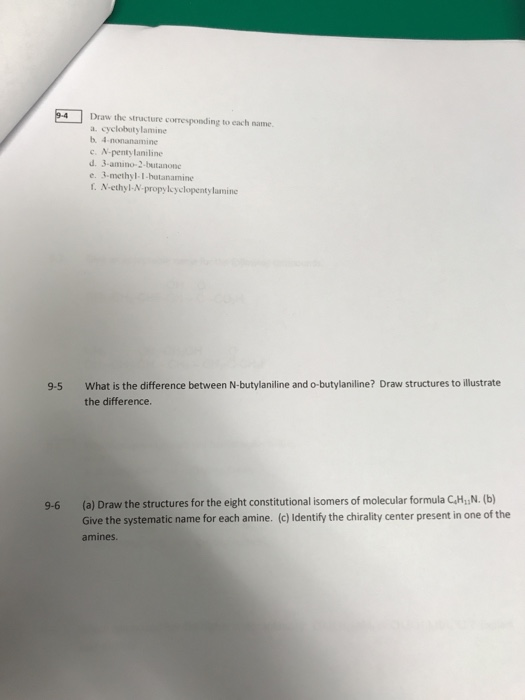Solved Draw the structure corresponding to each name. a. | Chegg.com
