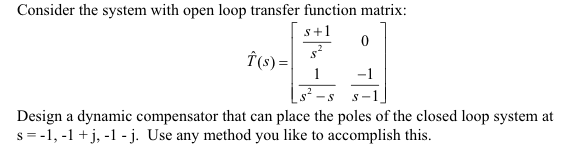 Solved Consider the system with open loop transfer function | Chegg.com