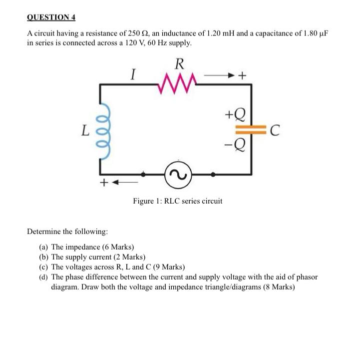 Solved Determine the following:(a) ﻿The impedance (6 | Chegg.com