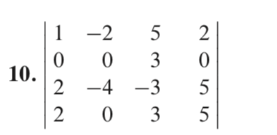 Solved 10. 1 -2 5 0 3 2 -4 -4 -3 0 3 °i 2 0 5 5 NN | Chegg.com