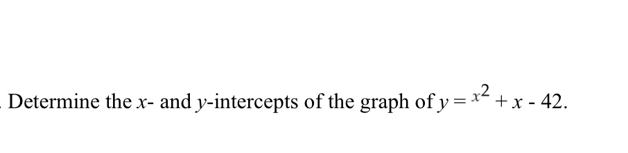 Solved Determine the x - ﻿and y-intercepts of the graph of | Chegg.com