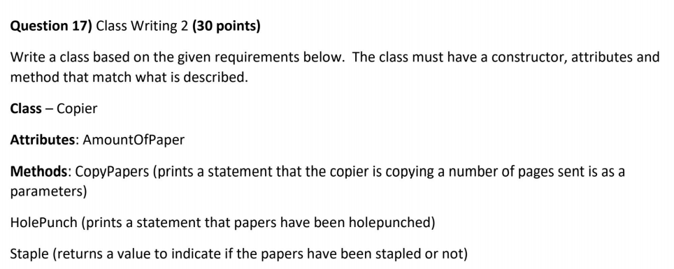 Solved Question 16 Imagine You Have Been Given An Array 