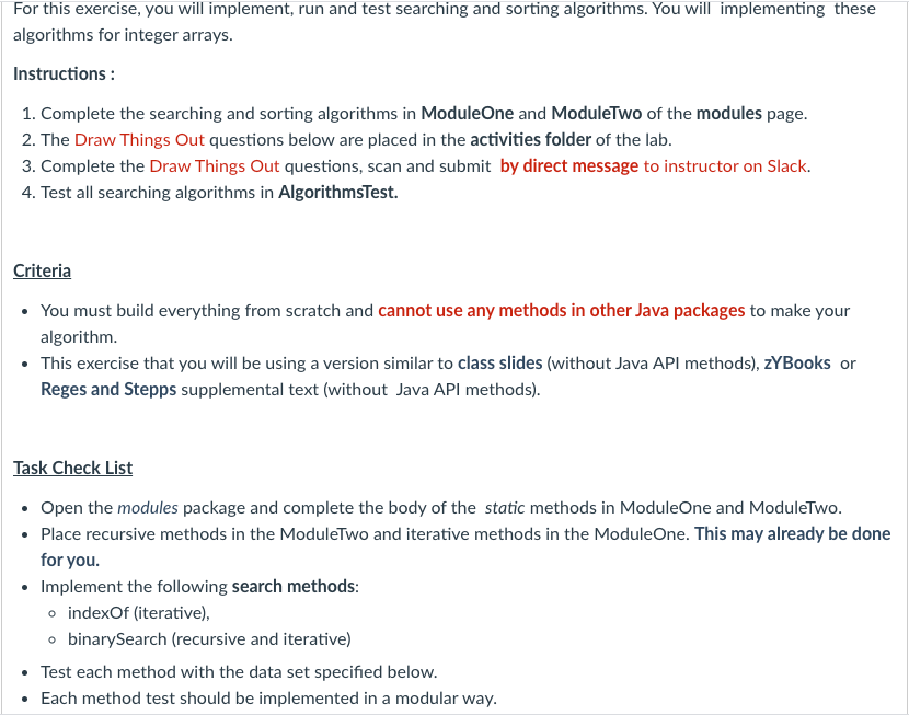 Solved Please use the code(ModuleOne, ModuleTwo, | Chegg.com