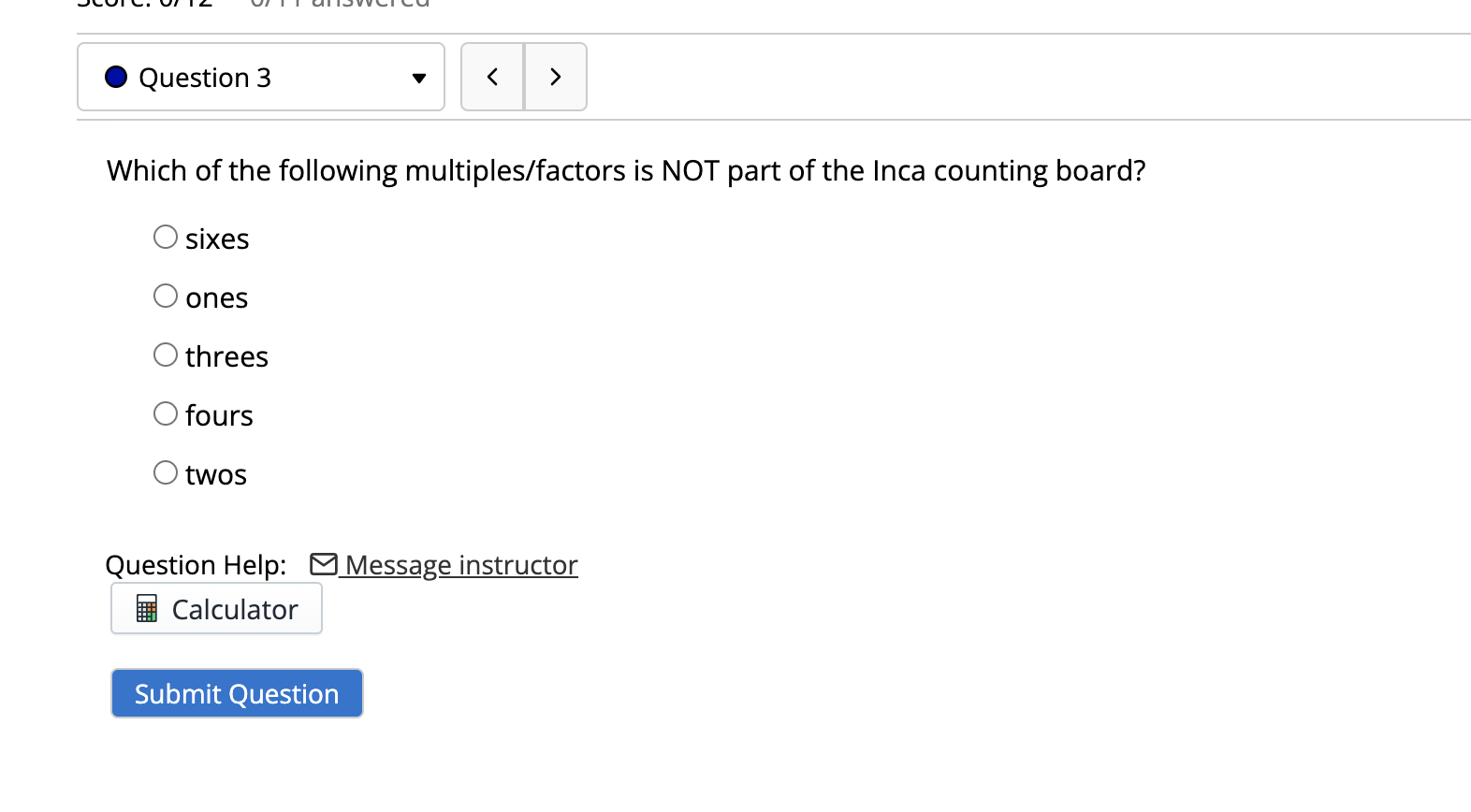 Solved Question 3 Which of the following | Chegg.com