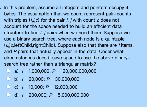 Solved 1. Suppose we perform the 3-pass multistage algorithm | Chegg.com