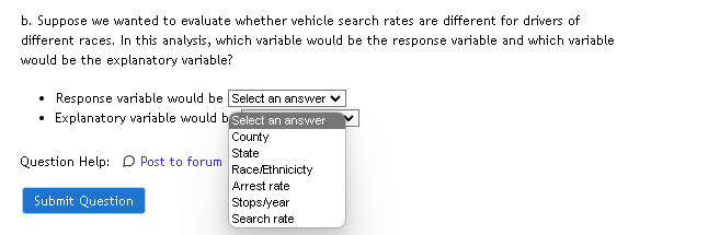 Solved The Stanford Open Policing project gathers, analyzes, | Chegg.com
