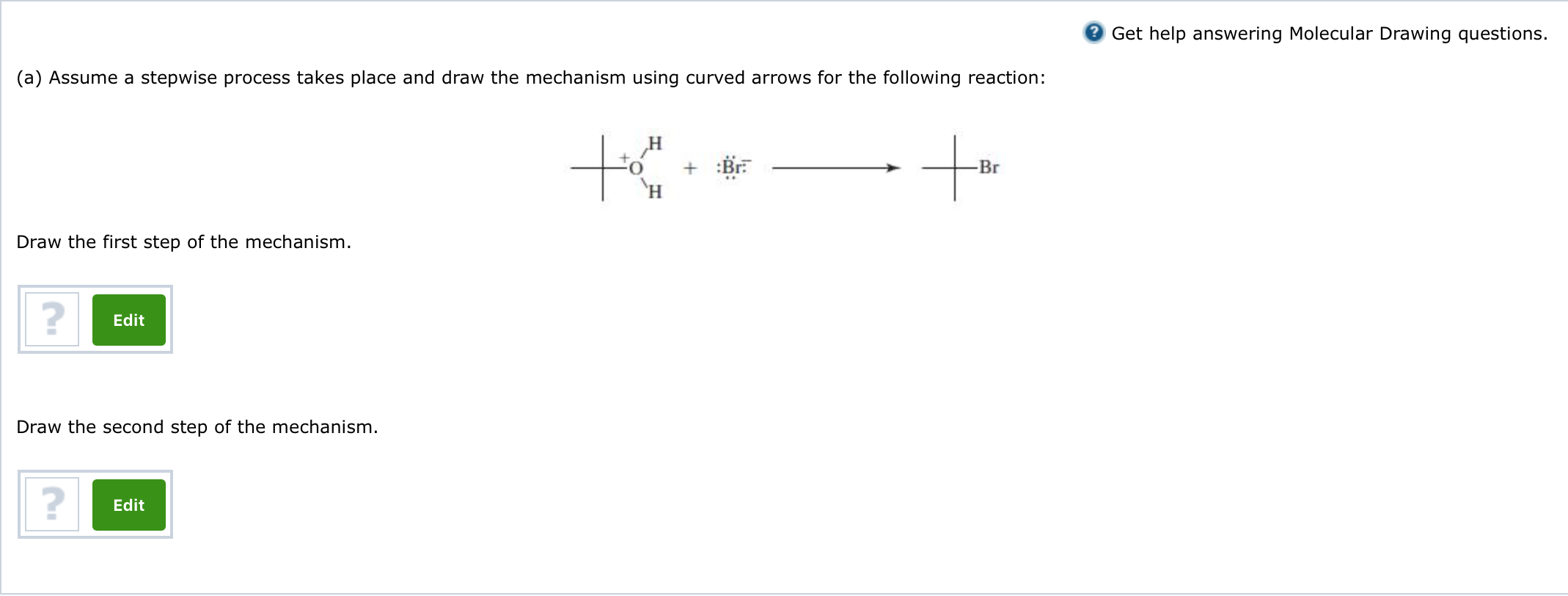 Solved Get help answering Molecular Drawing questions. (a) | Chegg.com