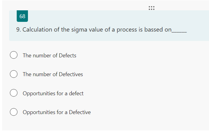 Solved Calculation of the sigma value of a process is bassed | Chegg.com