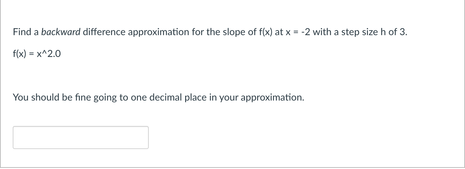 Solved Find a backward difference approximation for the | Chegg.com