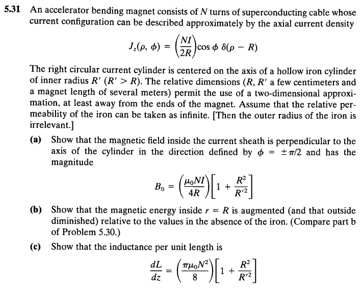Solved 1 An accelerator bending magnet consists of N turns | Chegg.com