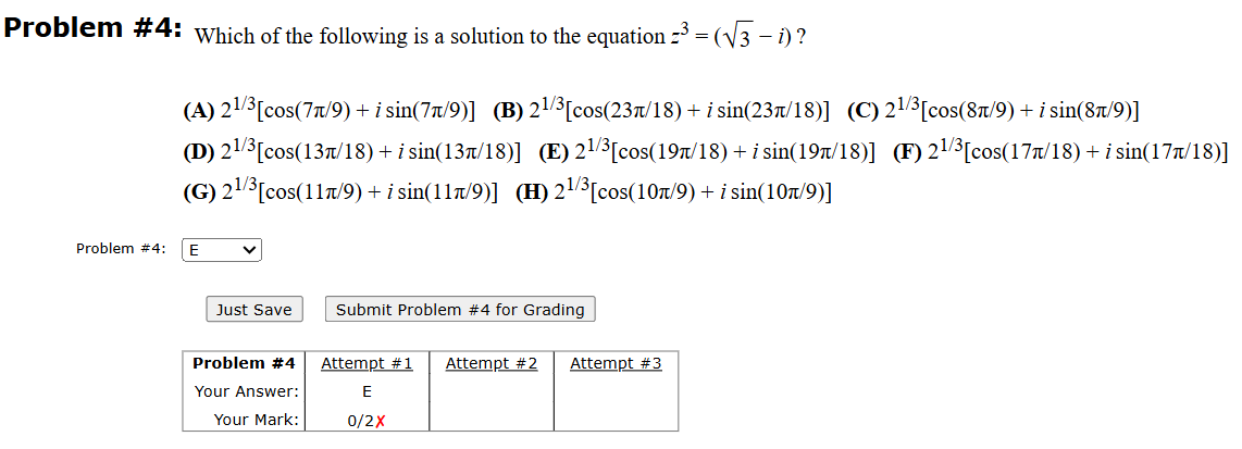 Solved Problem #4: Which of ﻿the following is ﻿a solution to | Chegg.com