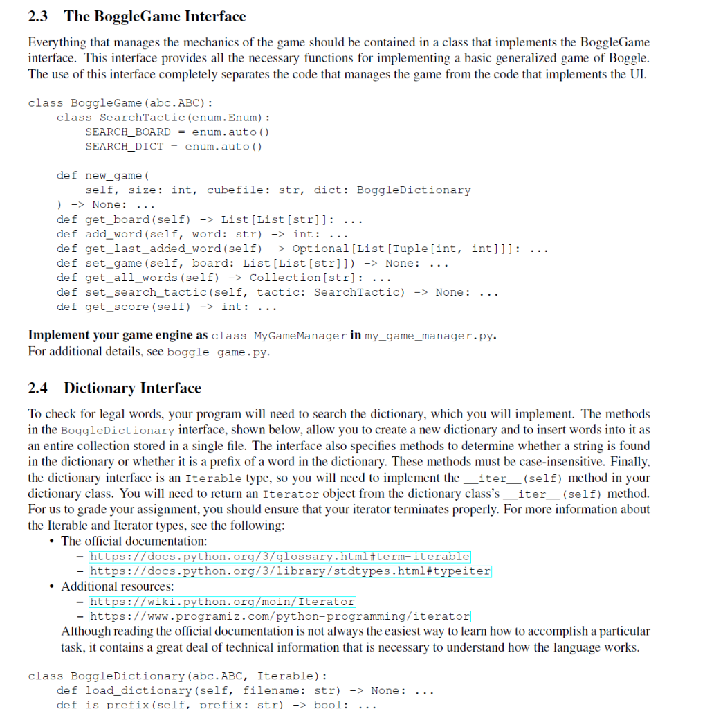 Boggle is a word game played with sixteen cubes, | Chegg.com