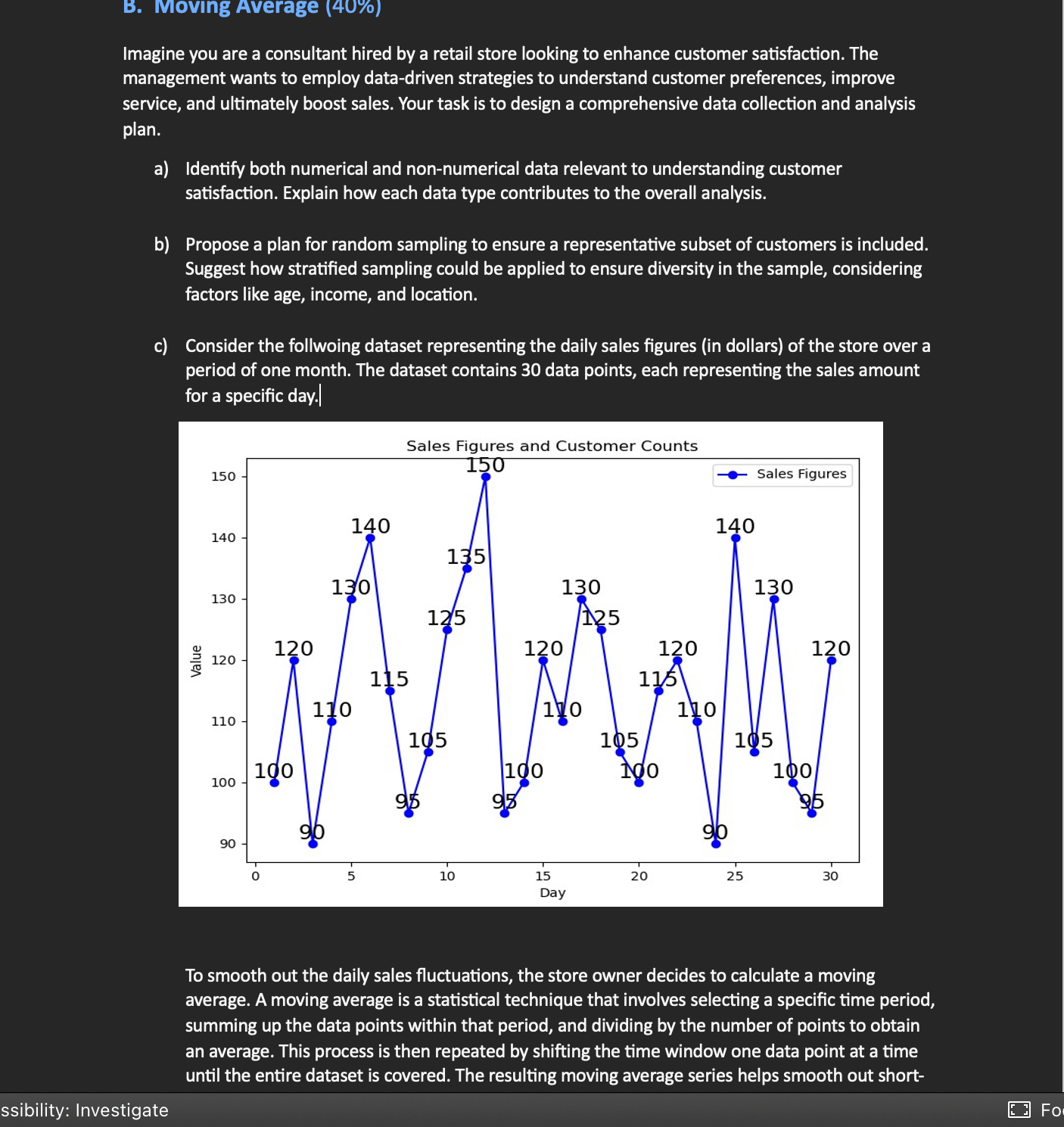 Solved Imagine you are a consultant hired by a retail store | Chegg.com