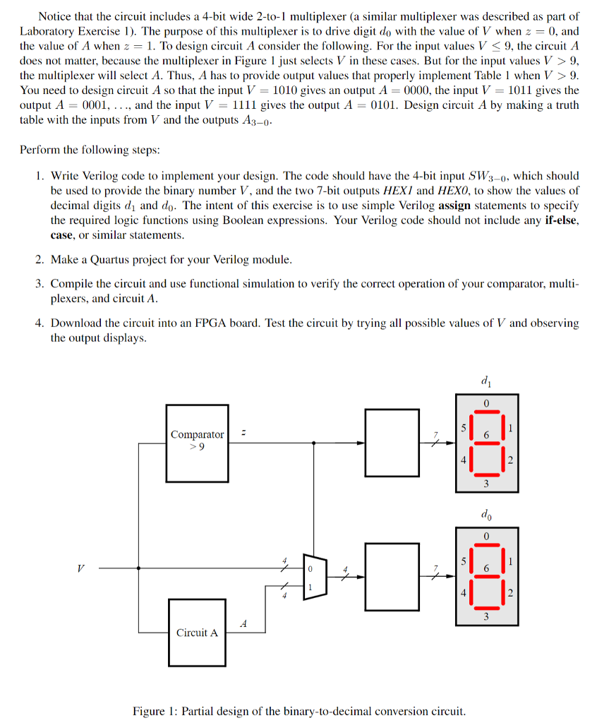 Solved Part II You are to design a circuit that converts a | Chegg.com