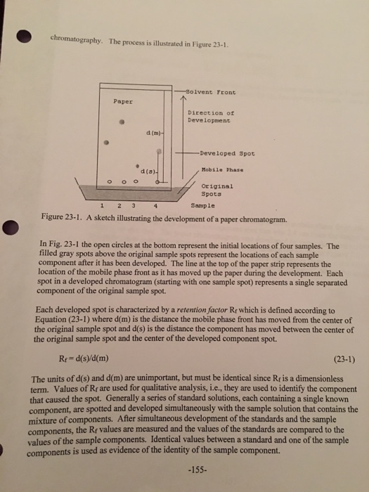 Solved 1. Calculate the retention factors for the four | Chegg.com