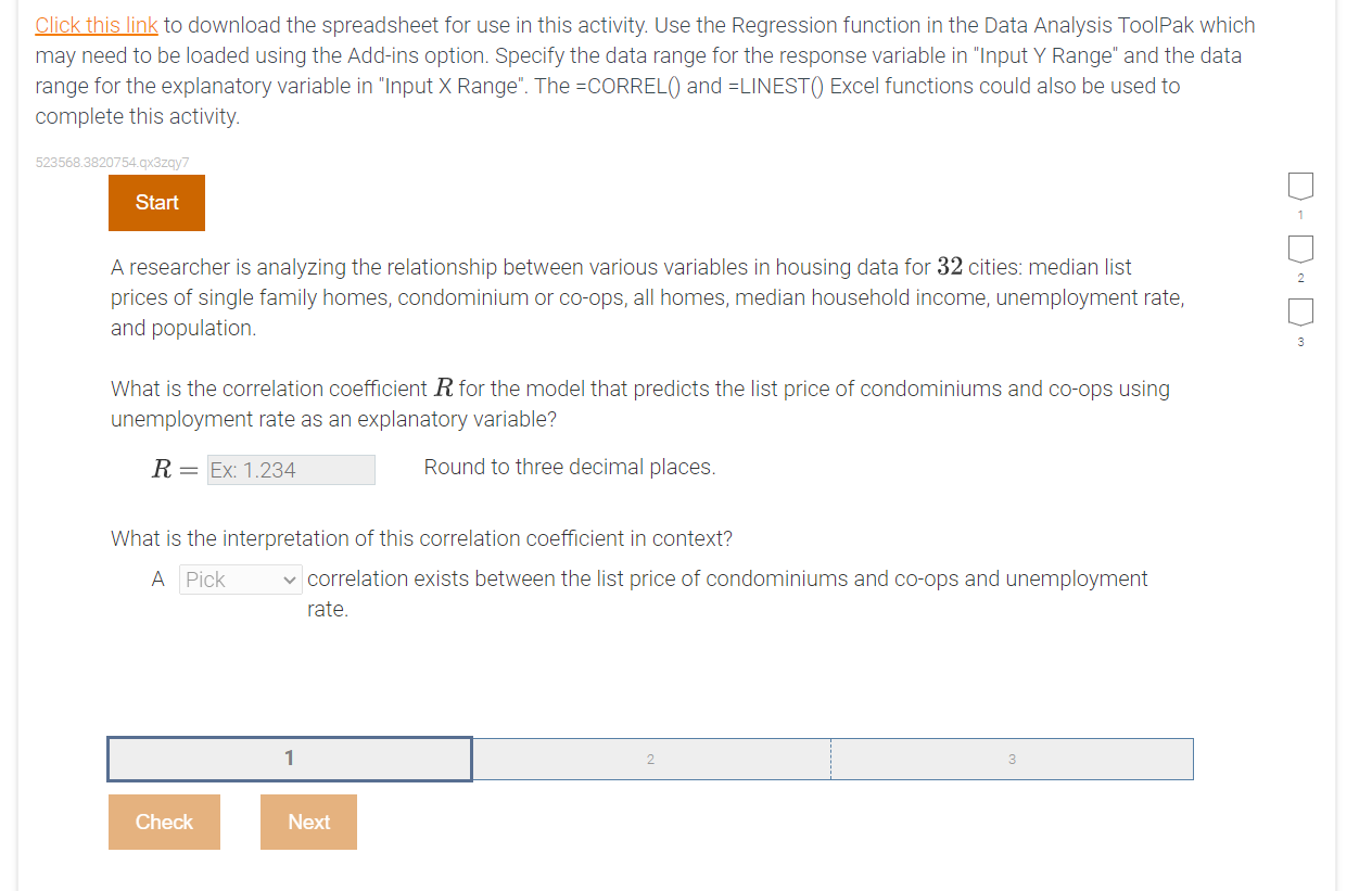 A researcher is analyzing the relationship between | Chegg.com
