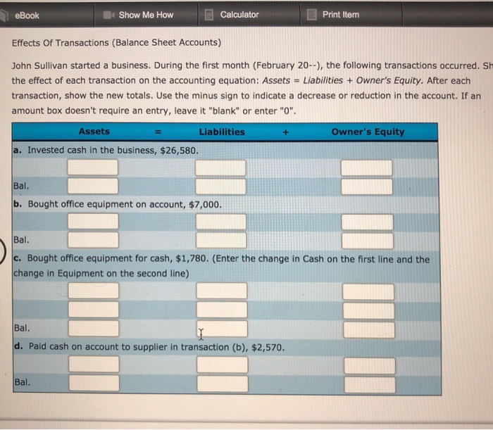 Solved eBook Show Me How Calculator Print Item Effects Of | Chegg.com