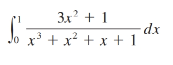 Solved ∫01x3+x2+x+13x2+1dx | Chegg.com