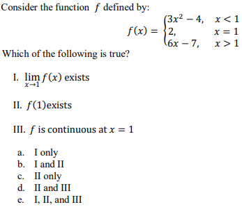 Solved Consider the function f defined by: | Chegg.com