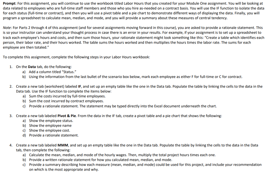 Solved Hello, I understand that there is parts that require | Chegg.com