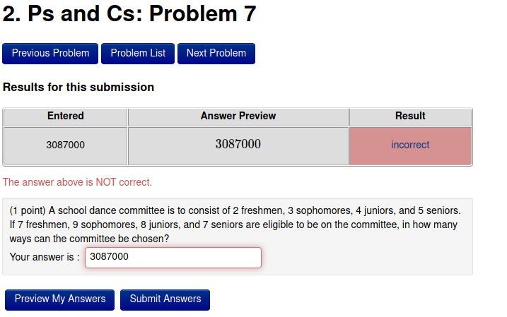 Solved Can the P's and C's formula work here? Also since | Chegg.com