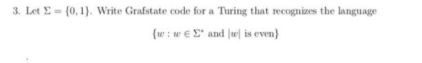 Solved I do not need grafstate code, just the diagram for a | Chegg.com