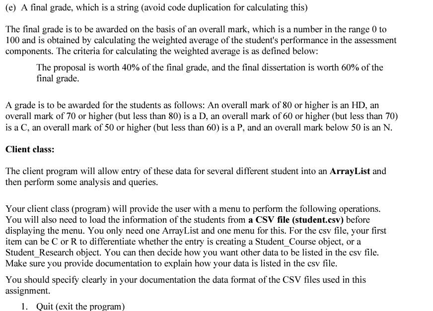 Solved First, you need to design, code in Java, test and | Chegg.com