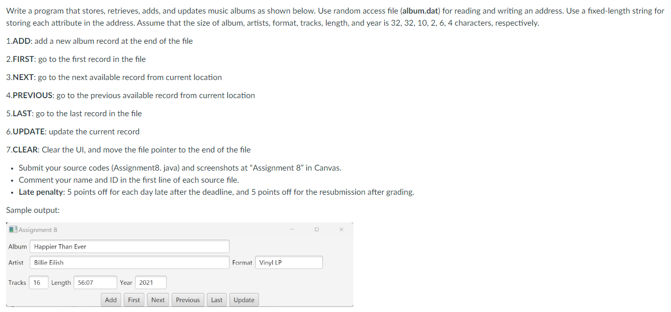 Solved Write a program that stores, retrieves, adds, and | Chegg.com