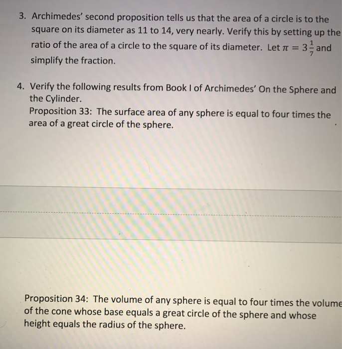 Solved Problem Set: Greek Mathematics After Euclid 1. There | Chegg.com